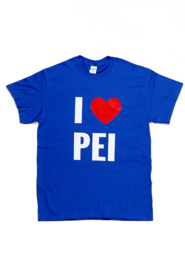 Blue T-shirt – I LOVE PEI